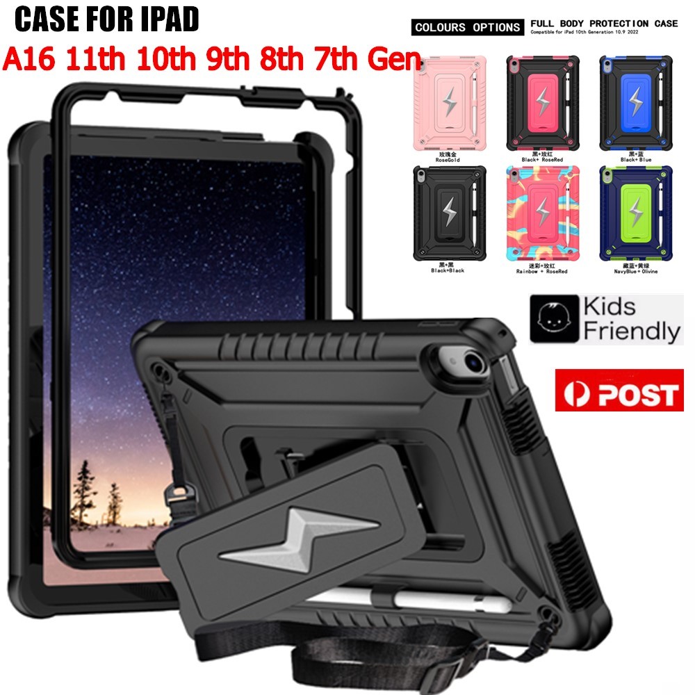 For iPad A16 11th 10th 9th 8th 7th Gen Air3 Pro 10.5" 11" 10.2" 10.9 ...