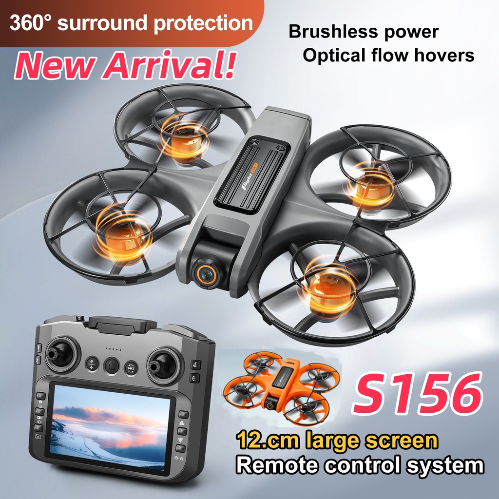 New S156 Professional Drone 5 Inch Screen Remote Control 8K Camera ...