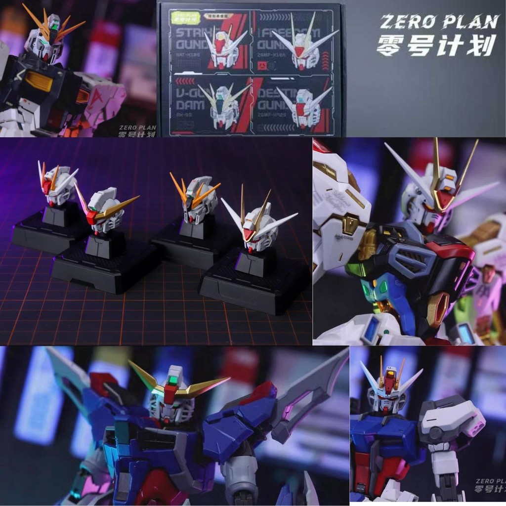Zero Plan Head For 1/100 MG Strike Freedom Destiny RX-93 Nu Zeroplan ...