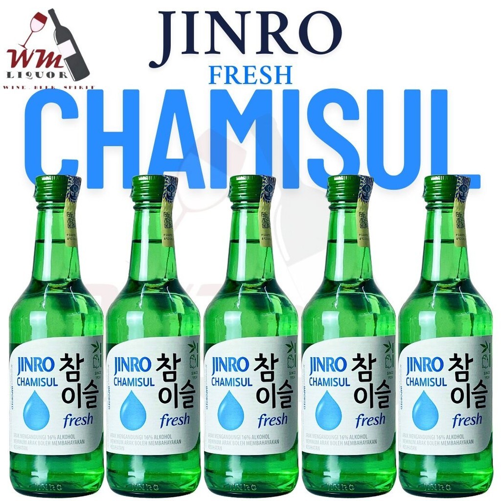 韩国原味烧酒 Korean Original Jinro Chamisul Fresh Soju 360ml 韩国烧酒 鲜烧酒 真露烧酒 原味烧酒 | Shopee Malaysia