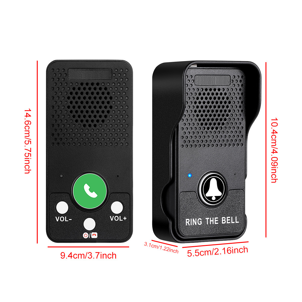 [innersetting.my] Wireless Doorbell Rechargeable Battery Full Duplex ...