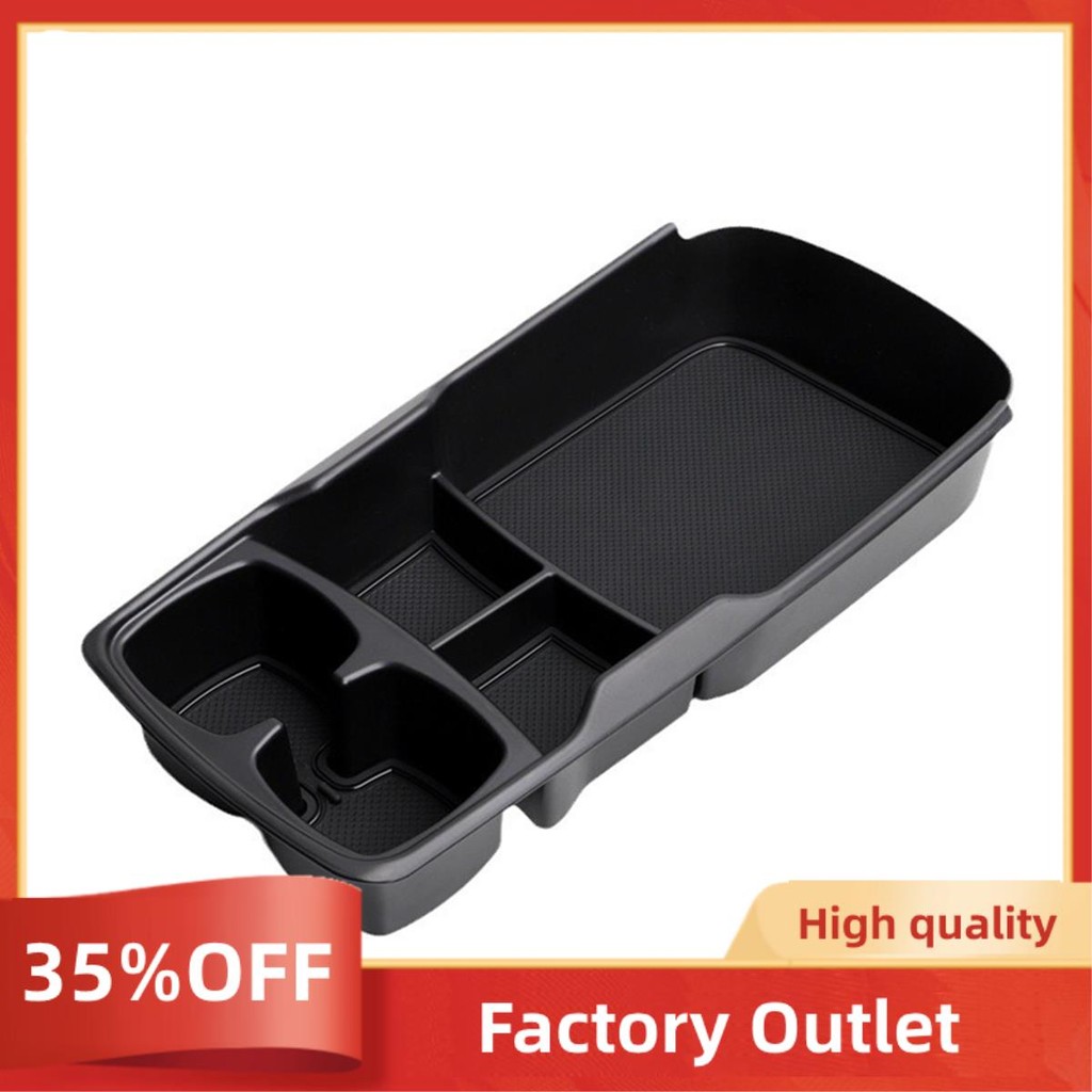 Car Center Console Armrest Storage Box Lower Layer Tray Tidying Under ...