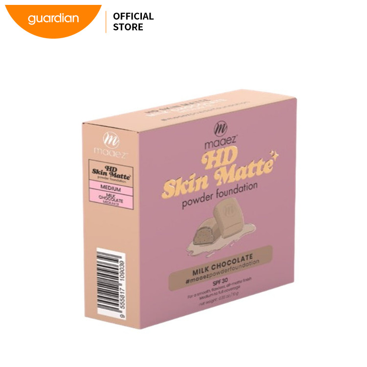 Maaez Hd Skin Matte Powder Foundation Milk Chocolate (10G) | Shopee ...