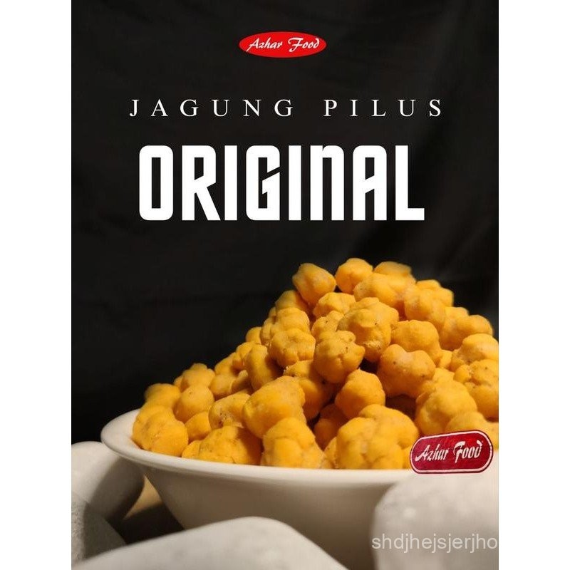 Azharfood Jagung Pilus 1kg Enak Rangup Gurih Kebabom Snacks Makanan ...