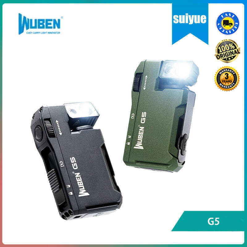Wuben G5 Flashlight - Keychain Light - 400 Lumens - RGB - 52.3grams ...