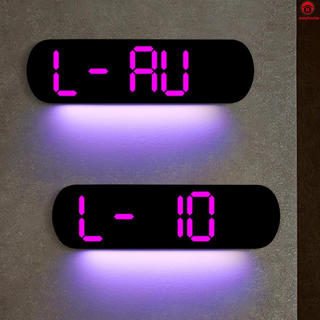 Large-Screen LED Display Desk Clock Countdown Dimmer Large Clock ...