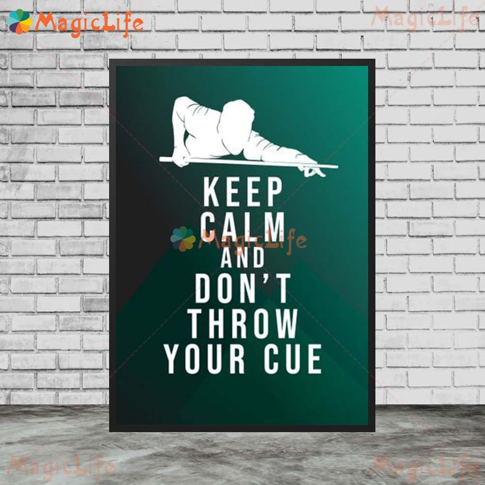 Creative Print Billiards Ball Quotes Billiard Hall Wall Pictures For ...