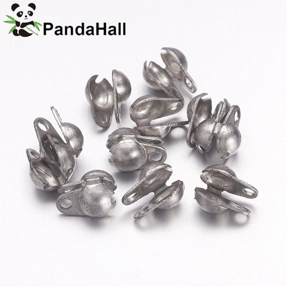 100pc Tarnish Resistant 304 Stainless Steel Bead Tips Stainless Steel ...