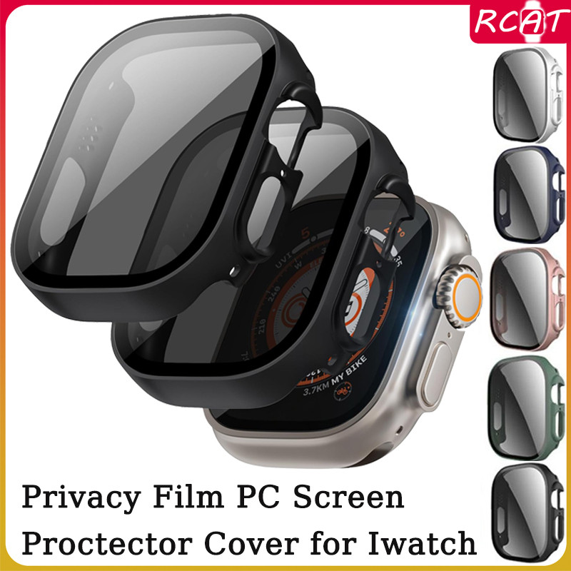 Privacy Film PC Case for Apple Watch Ultra 2 SE 2 Series 10 9 8 ...