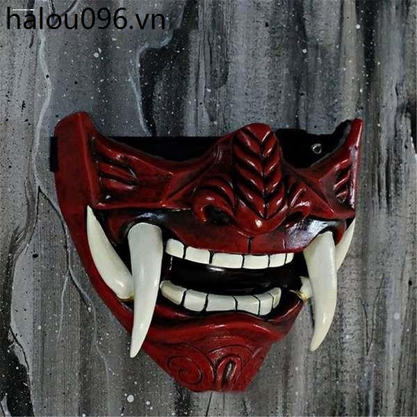 Halloween Fangs Half-Face Mask Comic Exhibition Party Haunted House ...