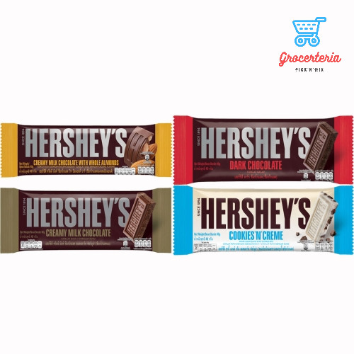 Hershey's Creamy Milk Chocolate Bar (Milk Chocolate / Milk with Almond ...