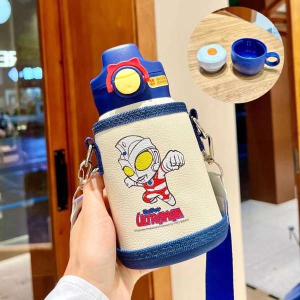 Ultraman Kids Thermos Kettle Elementary School Kindergarten Boys Go To ...