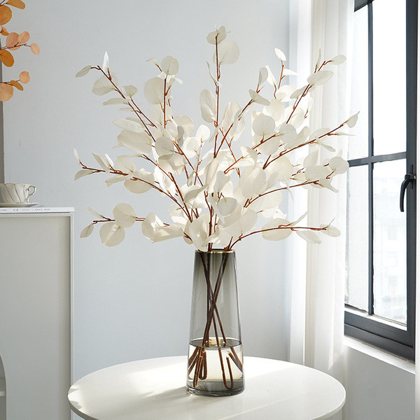 fake eggplant Simulasi kayu putih daun epal hijau tumbuhan pengeluar ...