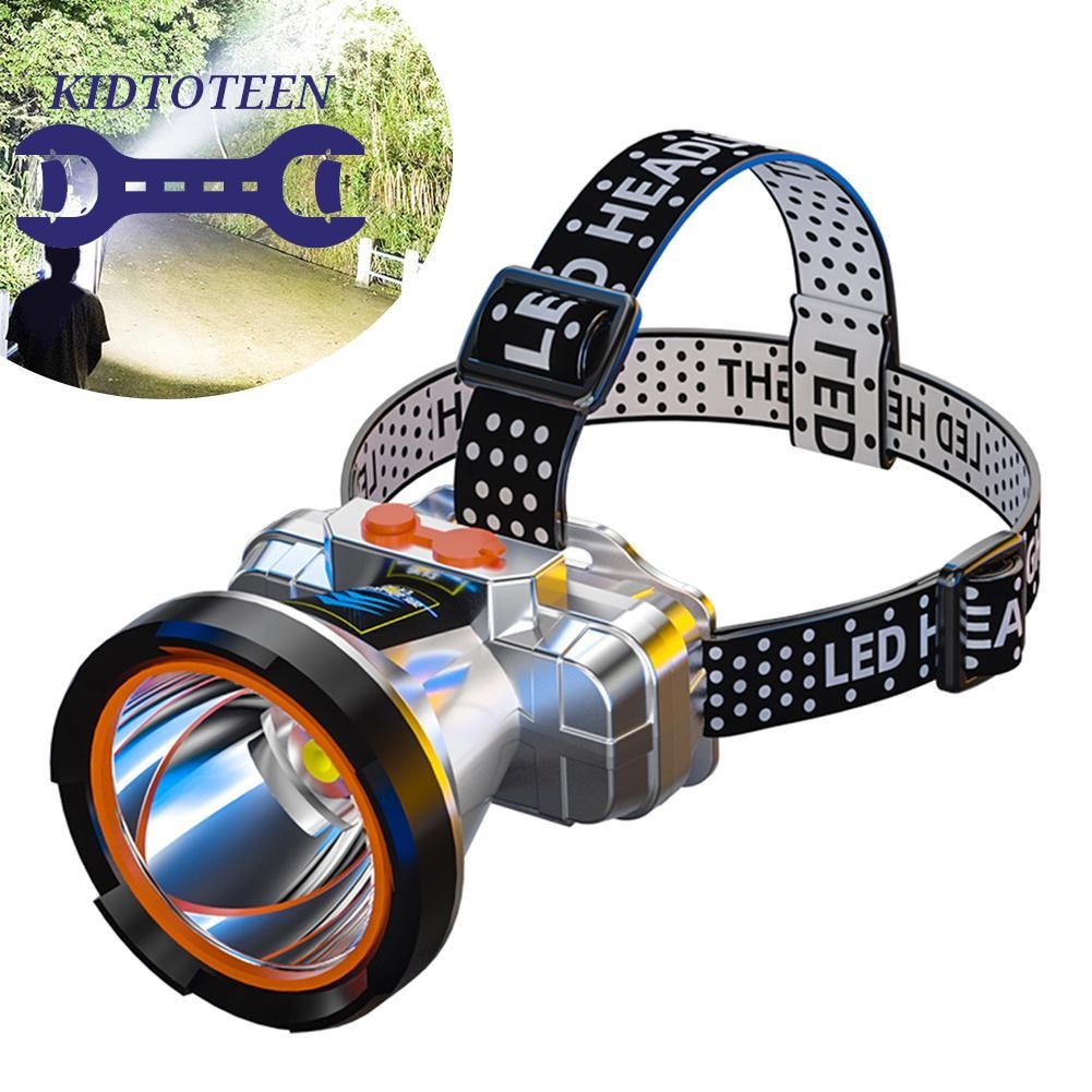 Long Range Led Headlamp Rechargeable Strong Head Light Mounted Bright ...