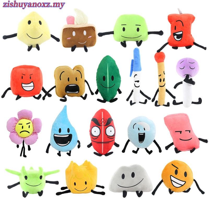 Battle for Dream Island Plush Toy Leafy Firey Flower Block Waterdrop ...