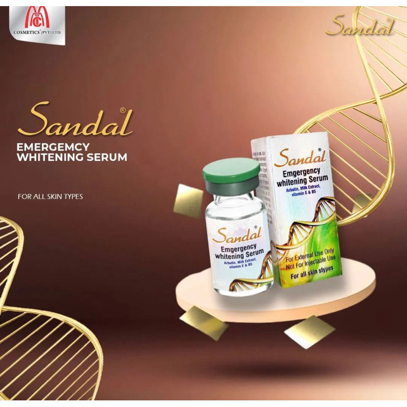 Sandal Skin Whitening Serum with Alpha Arbutin | Shopee Malaysia