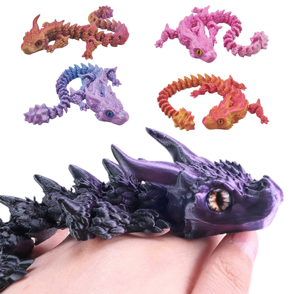 Stress Relief Dragon Model Dragon Stress Reliever Articulated Dragon ...