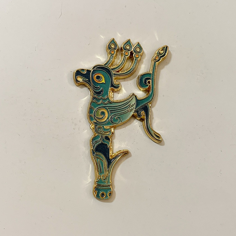 Samsung Bronze God Bird Refrigerator Stickers Cultural Creative Chengdu ...