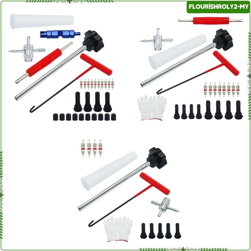 [Flourish] Quick Change Tire Valve Tool Kit Valve Stem Installer Tire ...