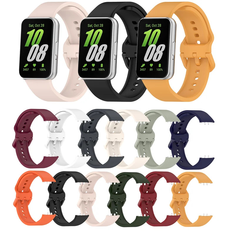 Strap For Samsung Galaxy Fit 3 Replacement Sport Silicone Rubber Band ...