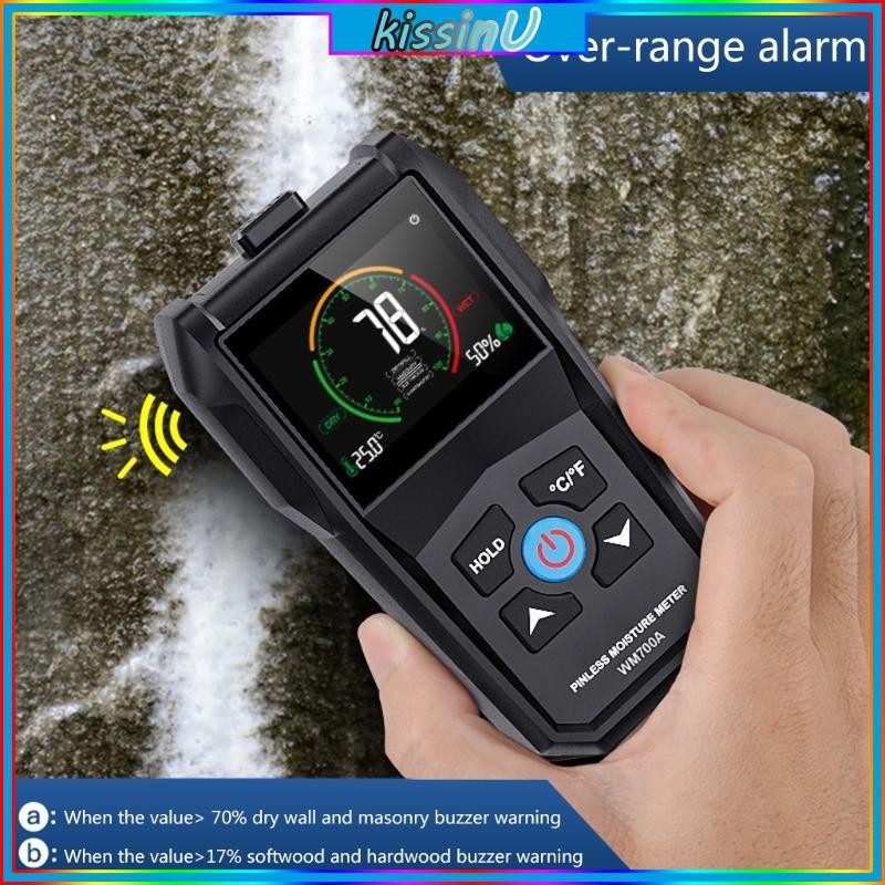 kiss Digital Moisture Meter Water Leak Detector Water Content Tester ...