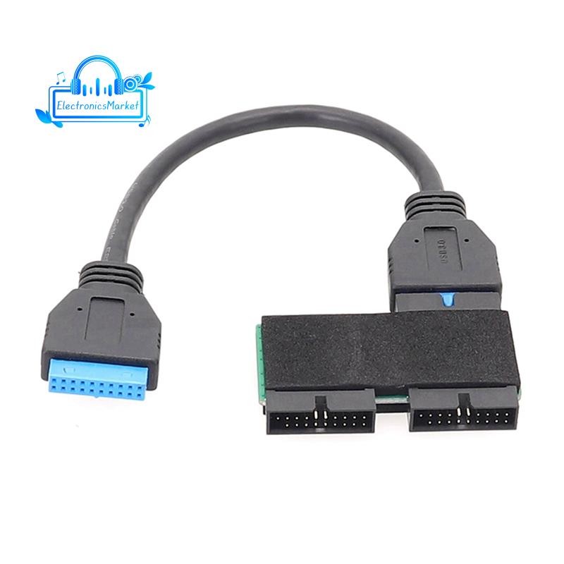 USB 3.0 19Pin HUB with Chip Modular Cable Design Motherboard Data ...