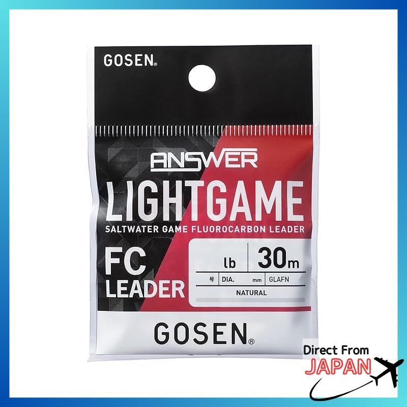 Gosen Answer Light Game FC Leader 30m 3lb 4lb 5lb 6lb (1.5) | Shopee Malaysia