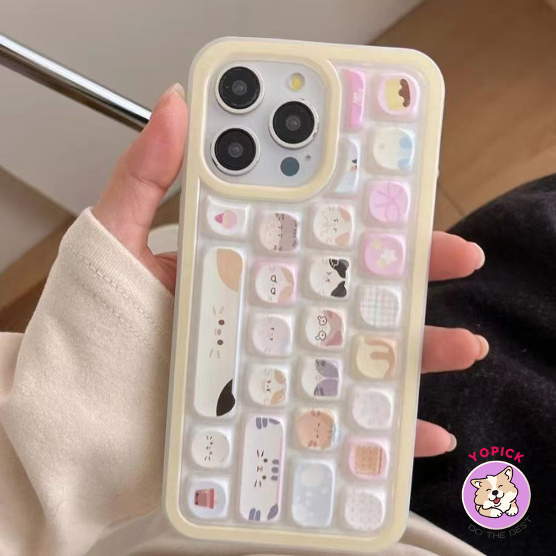 Cute cat Phone Cases For iPhone 16 16Pro 16Plus 16Pro Max 11 12 13 ...