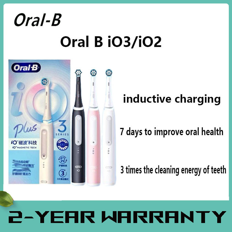Oral B iO3 electric toothbrush intelligent sonic magnetic wave round ...