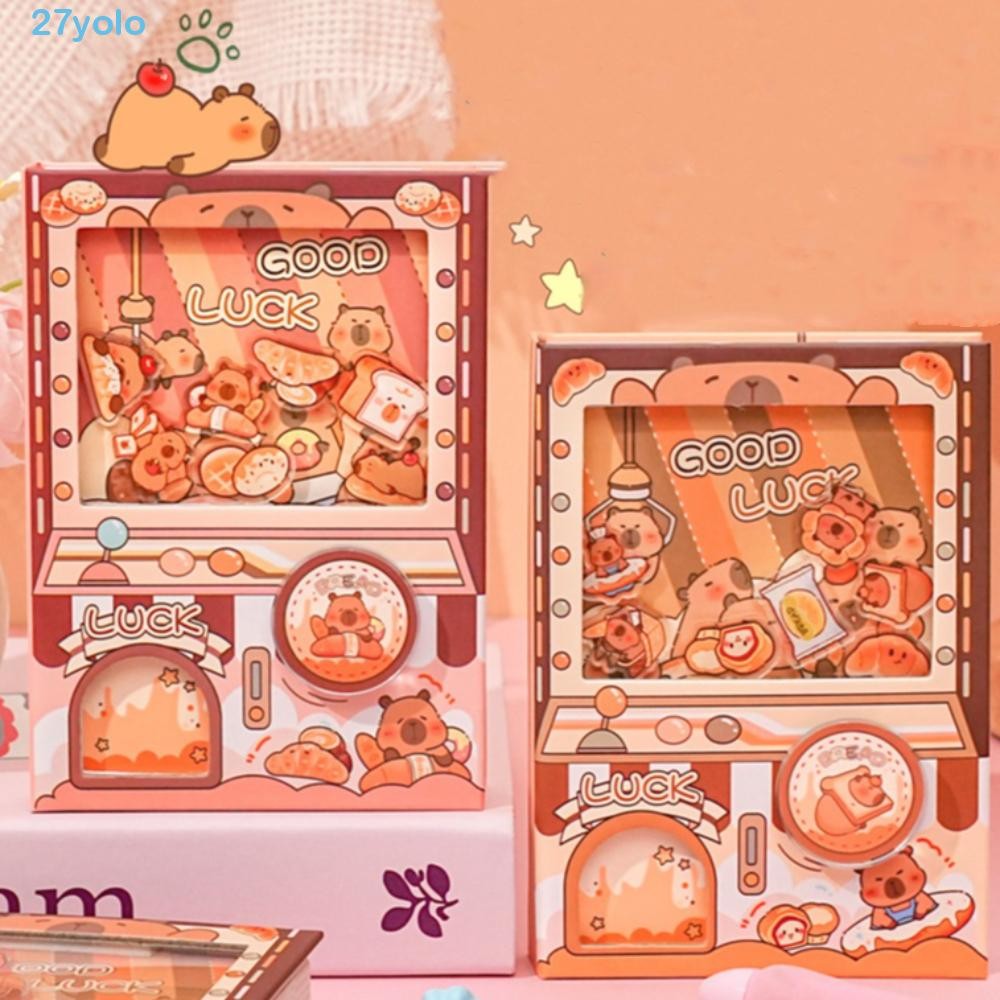 YOLO Gashapon Mahines Notebook, Color Inner Page Shaking Capybara ...