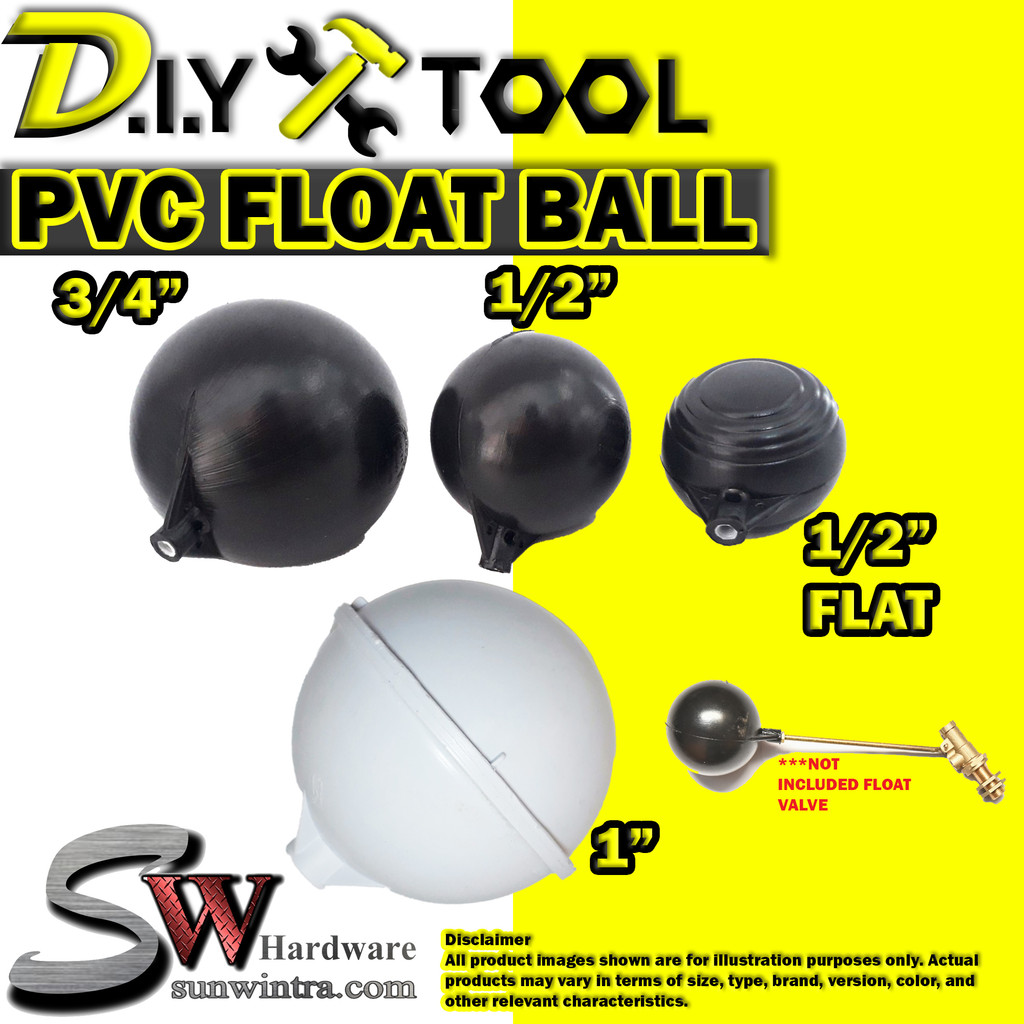 SW Hardware High Quality PVC Float Ball for Float Valve (4 Size ...