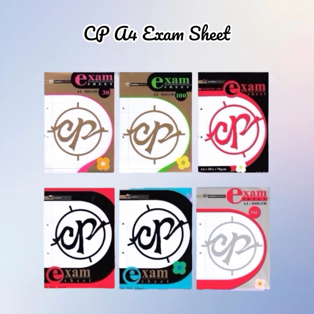 CP A4 Exam Sheet Exam A4 Paper | Shopee Malaysia