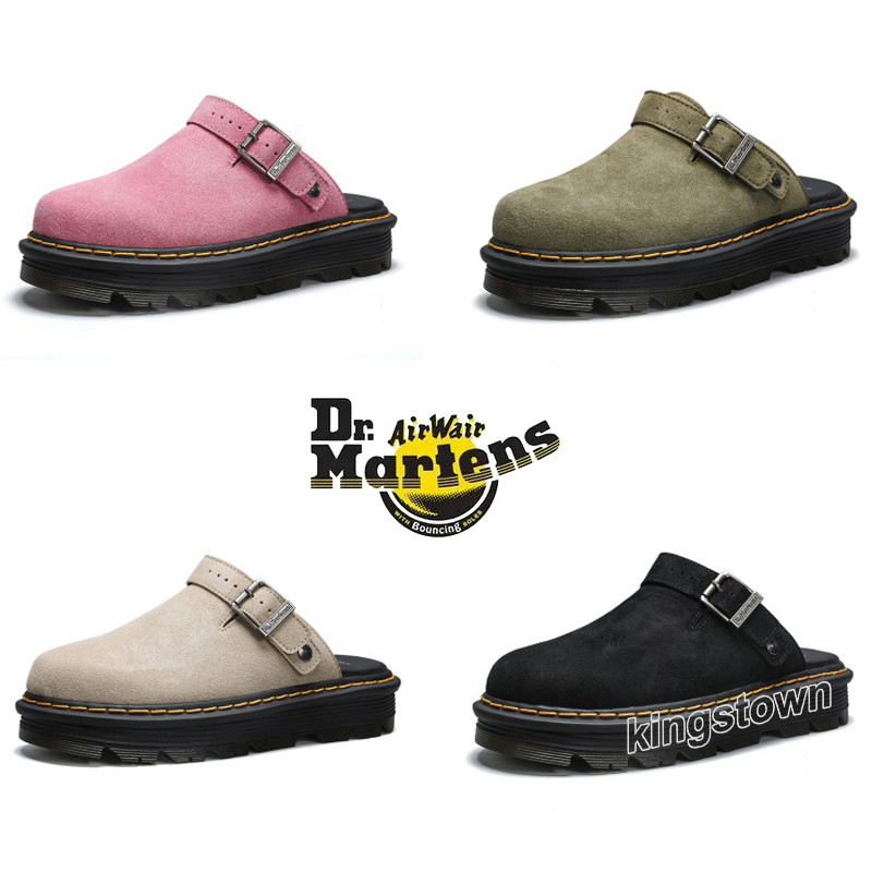 Slippers Dr Martens Man Martin 6007 Leather Female British Thick 5cm ...