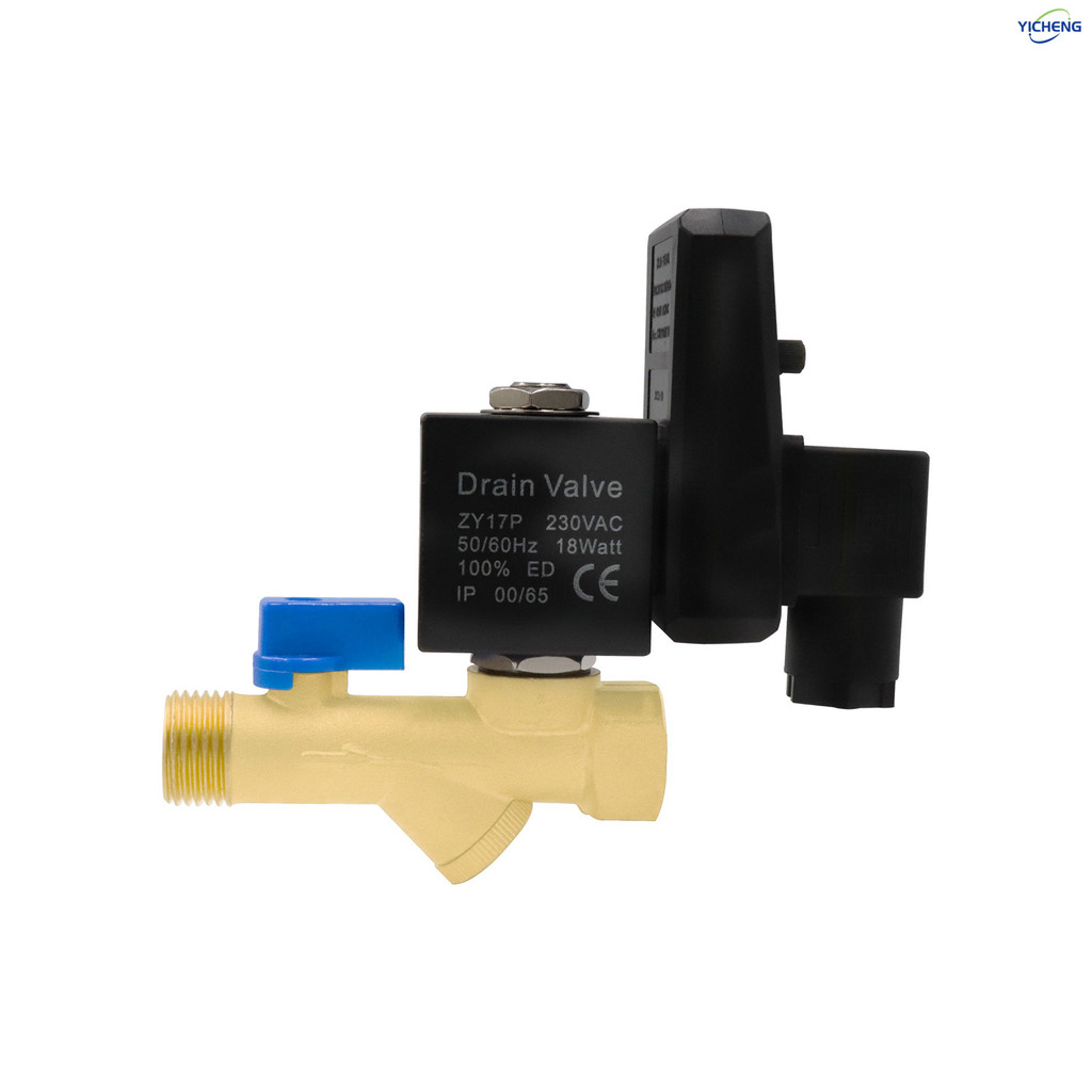 YICHENG PNEUMATIC Electronic drain valve,gas storage tank automatic drain valve,electromagnetic ...