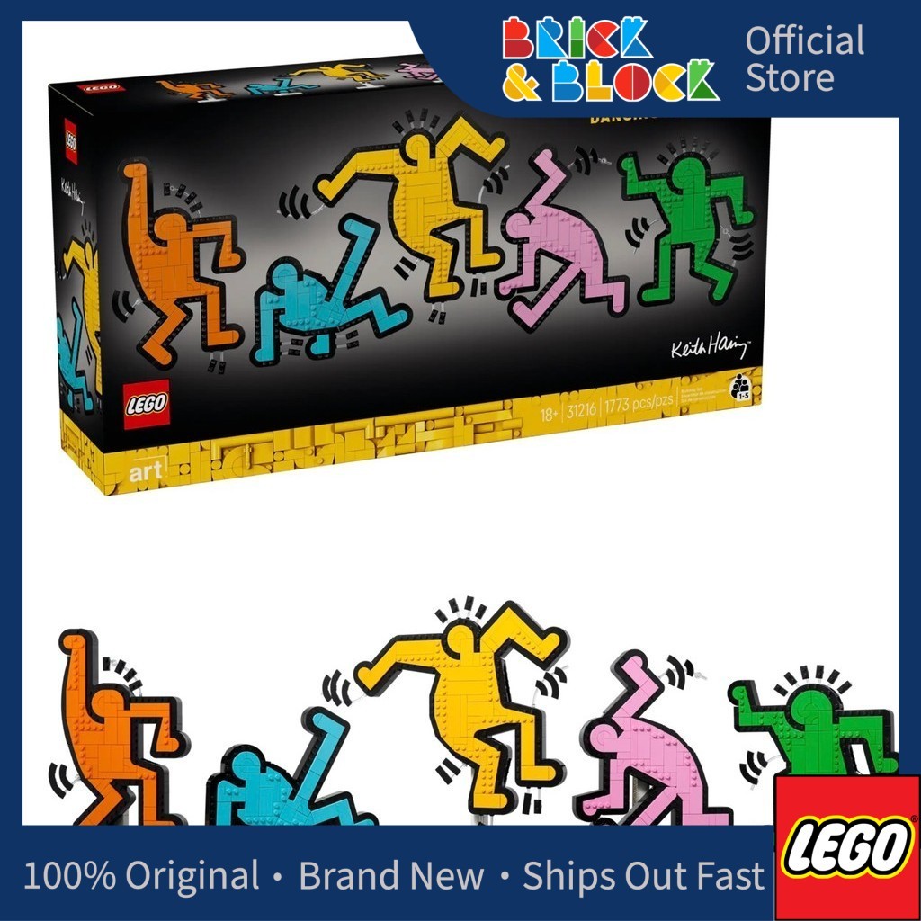 LEGO 31216 Keith Haring – Dancing Figures | LEGO ART | Shopee Malaysia