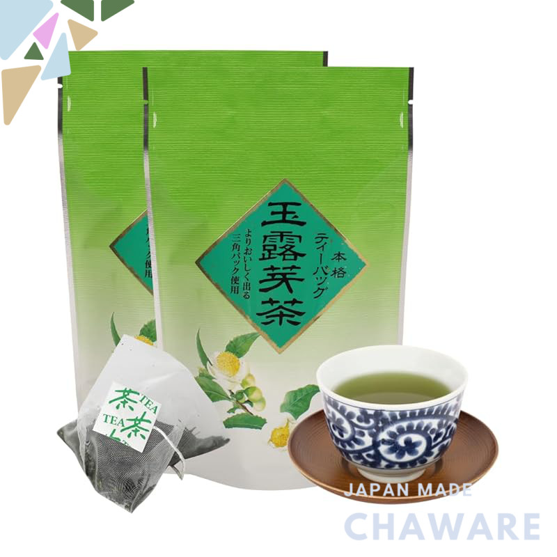 Premium Gyokuro Leaf Tea Bags - Aromatic Japanese Green Tea from Uji ...