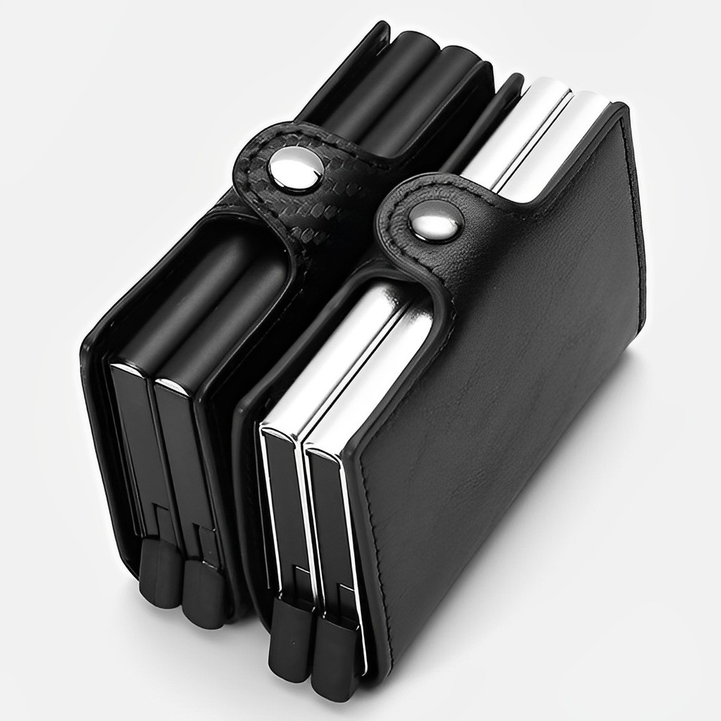 Antitheft Business Carbon Fiber Anti Rfid Credit Bank Card Holder Case ...
