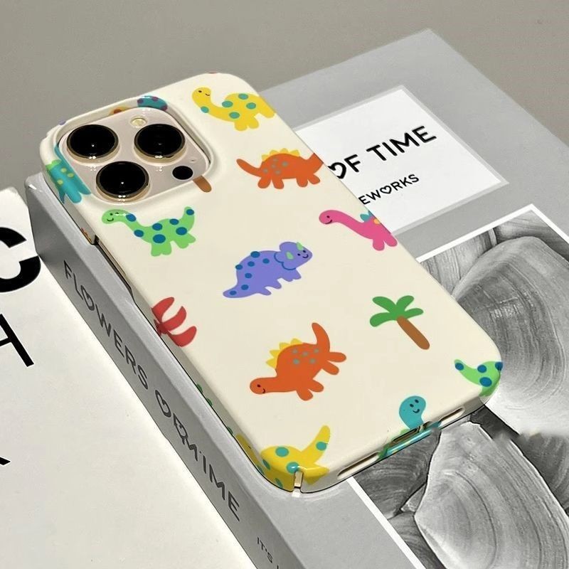 Colorful Cartoon Dinosaur Daily Hard Shell Shock-resistant Suitable for ...