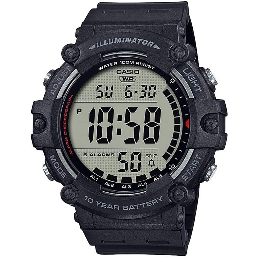Casio Illuminator AE1500WH Series | 10-Year Battery | LED Backlight | 5 ...