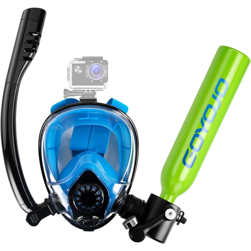 Lung Tank Sub Mask- Mini Scuba Tank and Snorkel Mask Combo, 0.5L ...