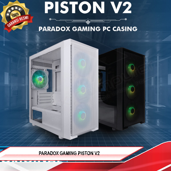 Paradox Gaming Piston V2 | ATX Micro Gaming PC Case | Shopee Malaysia