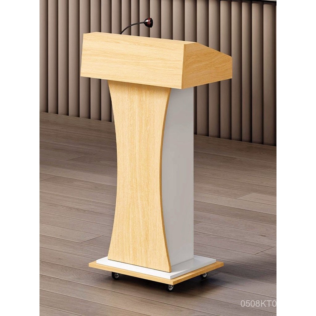 Classroom Speaking Table Movable Host Table Podium Table Welcome Table ...