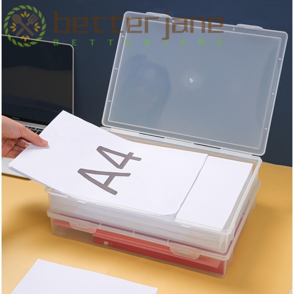 BETTER-JANE Certificate File Container, Square Shape Document Organizer ...