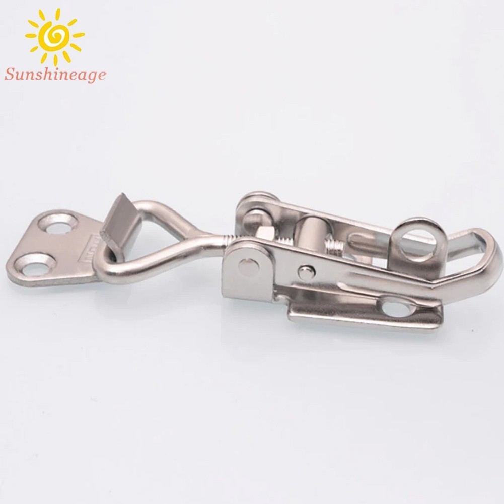 【SUNAGE】Lever Lock Hasp Stainless Steel Hasp Lock Latch Self-Locking ...