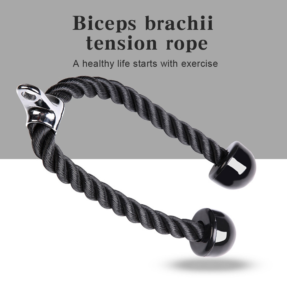 {Warm} Tricep Rope Heavy Duty Nylon Biceps Triceps Back Shoulder Muscle ...