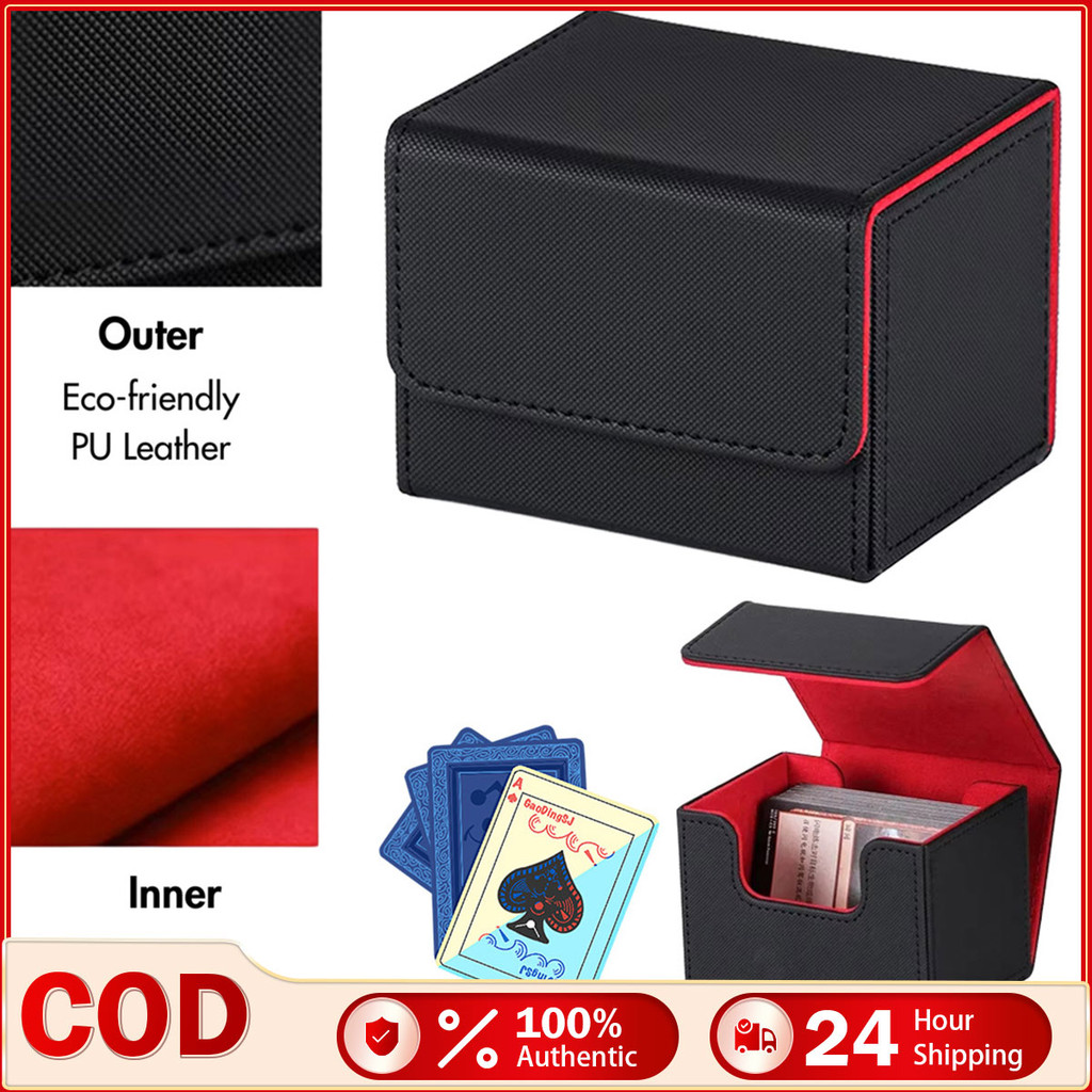 Protection Pokemon Card Storage Deck Box Side Load Magnetic 100 ...