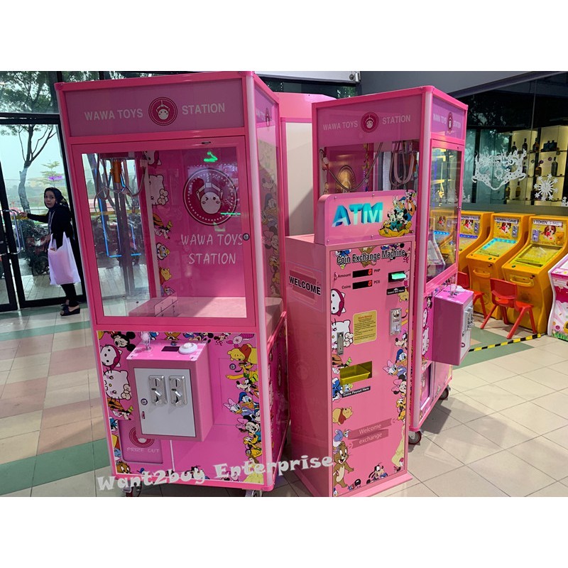 JOY Claw Machine 🏆 一元机 🏆Wawa Toys Station High Spec Doll Toys Game Capsules Machine | Shopee ...