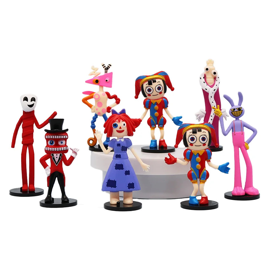 Set The Amazing Digital Circus 2 Figure Toys Gangle Zooble Caine Jax ...
