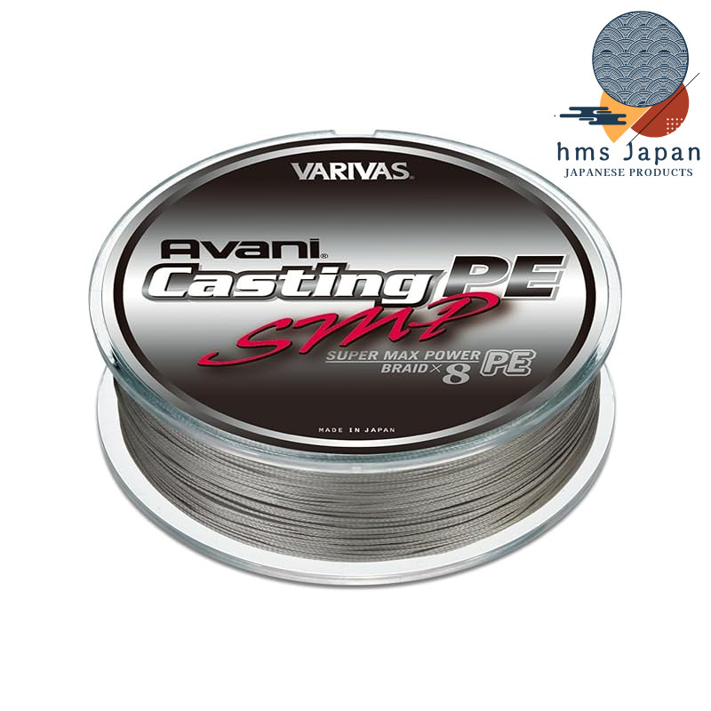 VARIVAS Avani Casting PE Super Max Power Fishing Line - Various Lengths and Sizes in Stealth ...