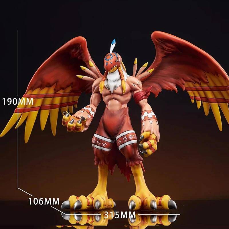 19cm Digimon Anime Figure Garudamon Figures Entirely Body Garuda Cute ...